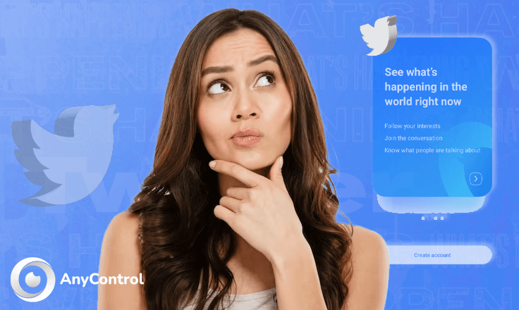 ¿Cómo crear una cuenta en Twitter? como entrar a twitter | AnyControl